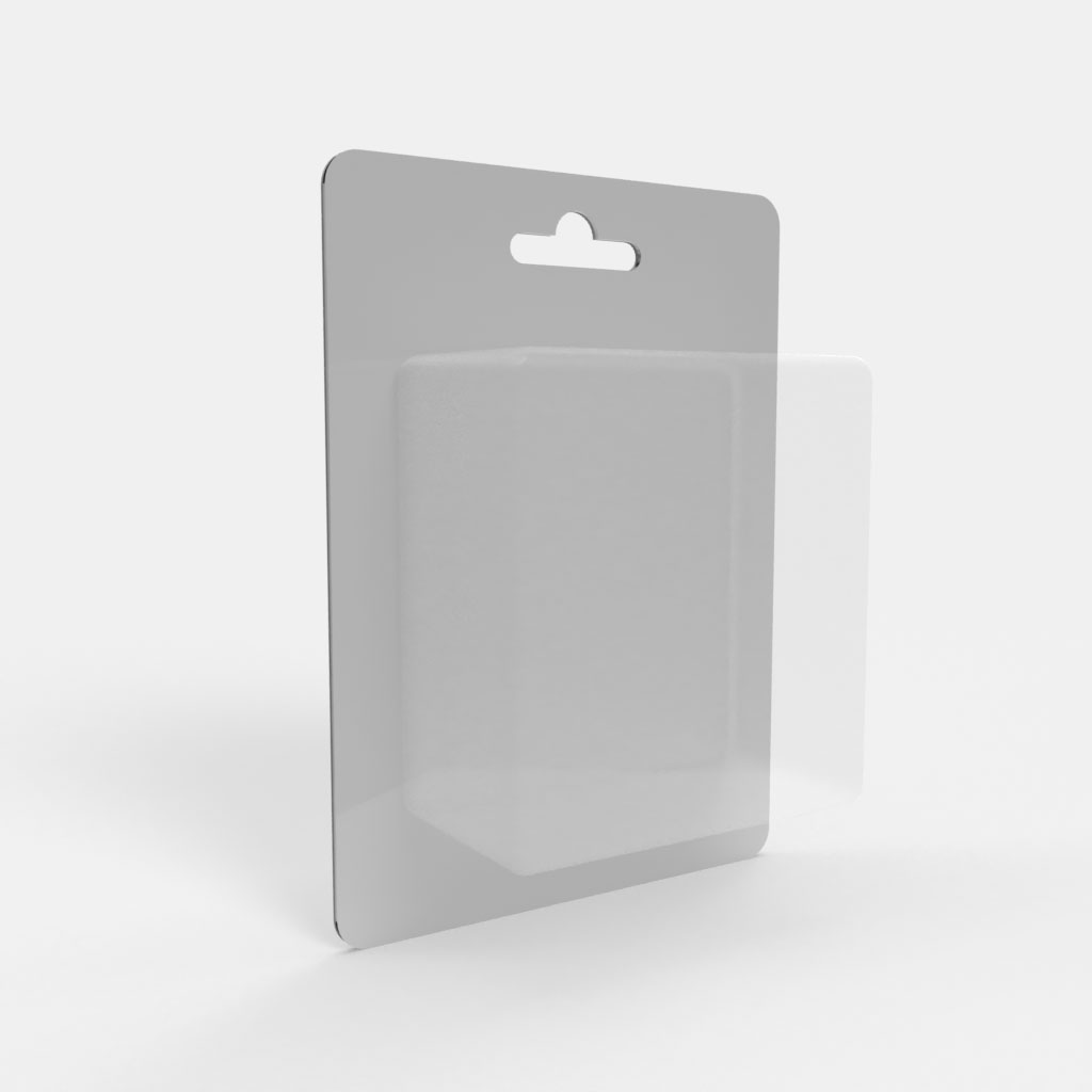 Clamshell Product Package 3D Model - Creative Design Market